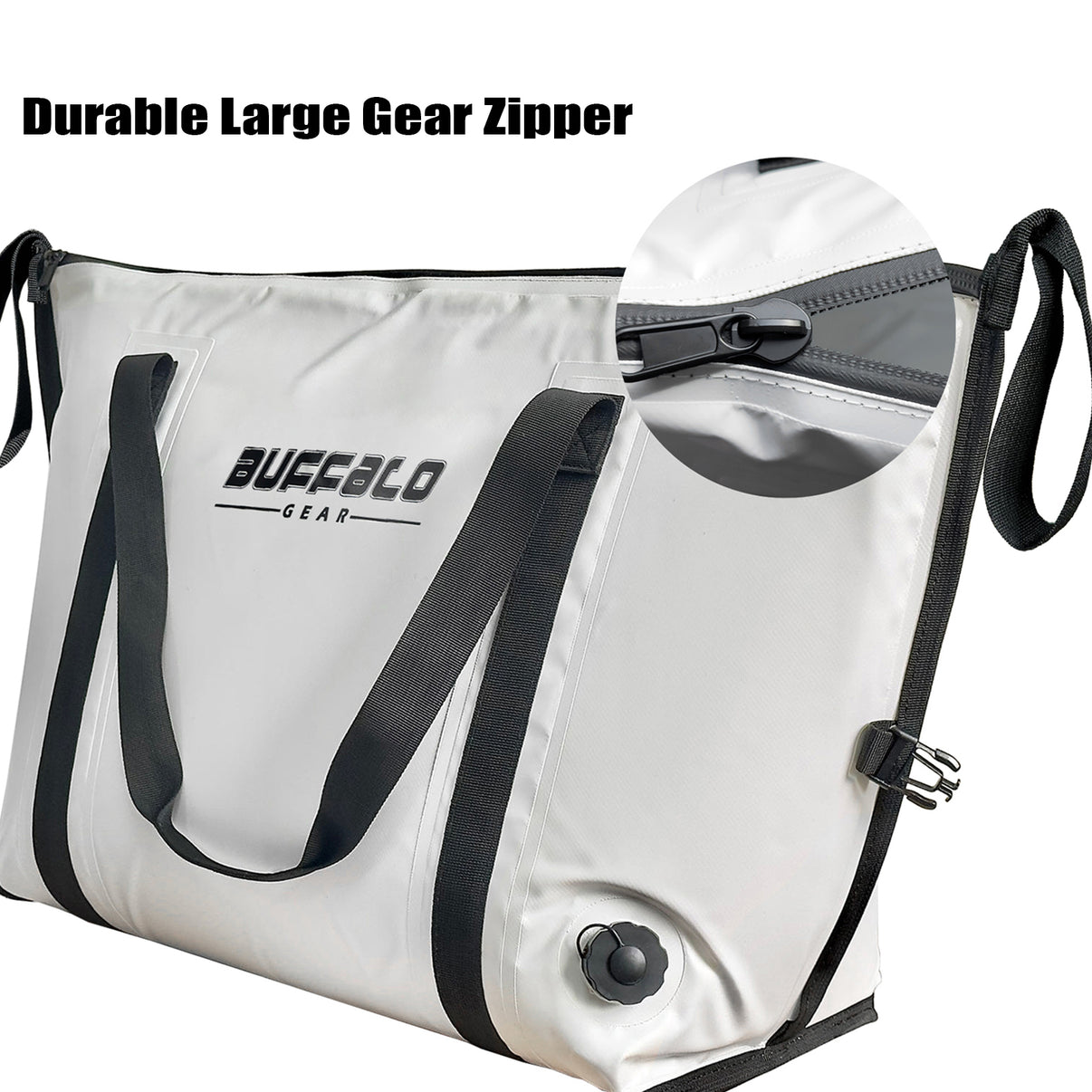 Buffalo Gear 45QT Insulated Fish Cooler Bag With Flat Bottom