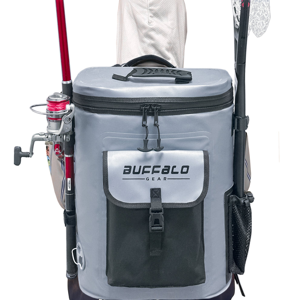 20L 30L Insulated Fish Backpack Cooler, Fish Kill Backpack With Drain ...